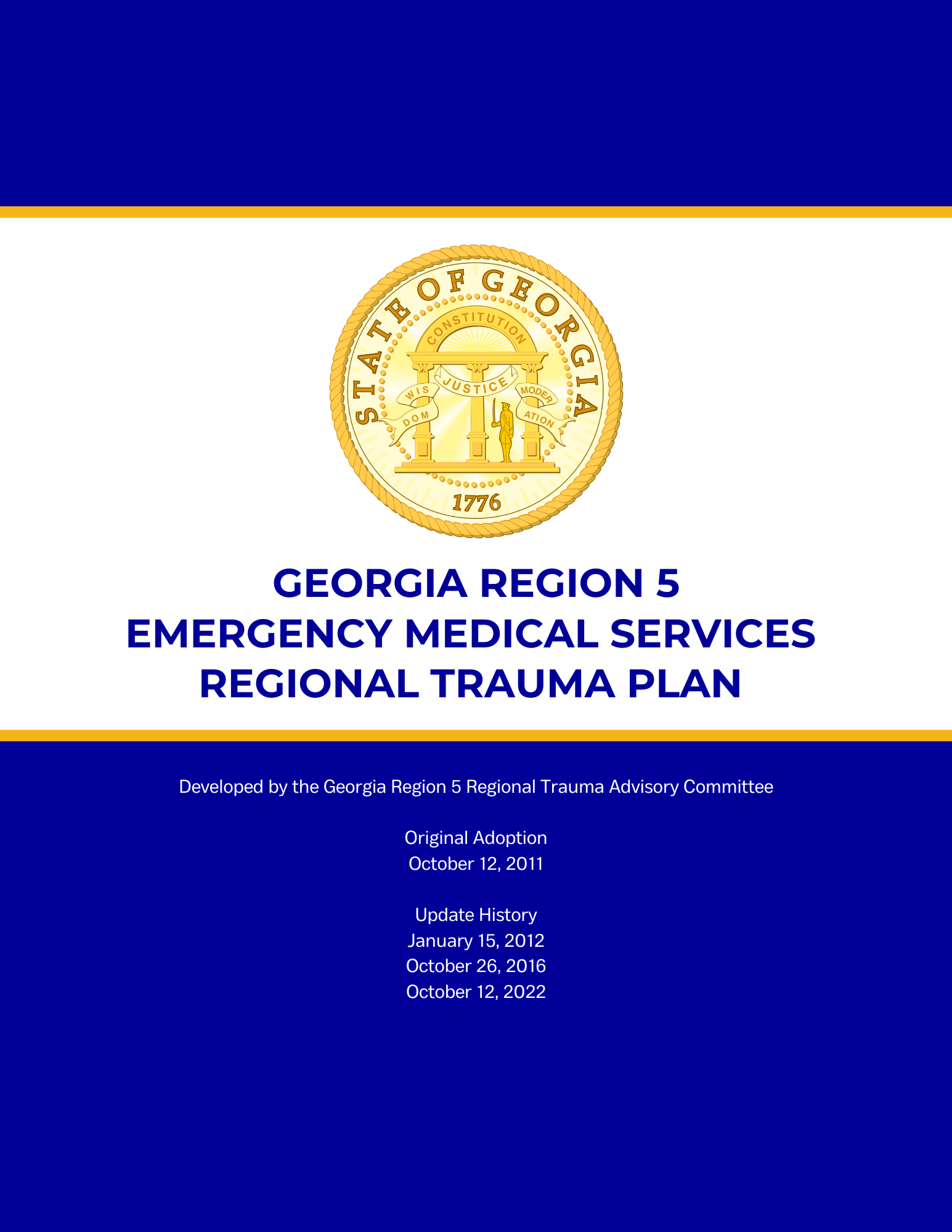 Trauma Plan – R5Trauma Education and Outreach Team