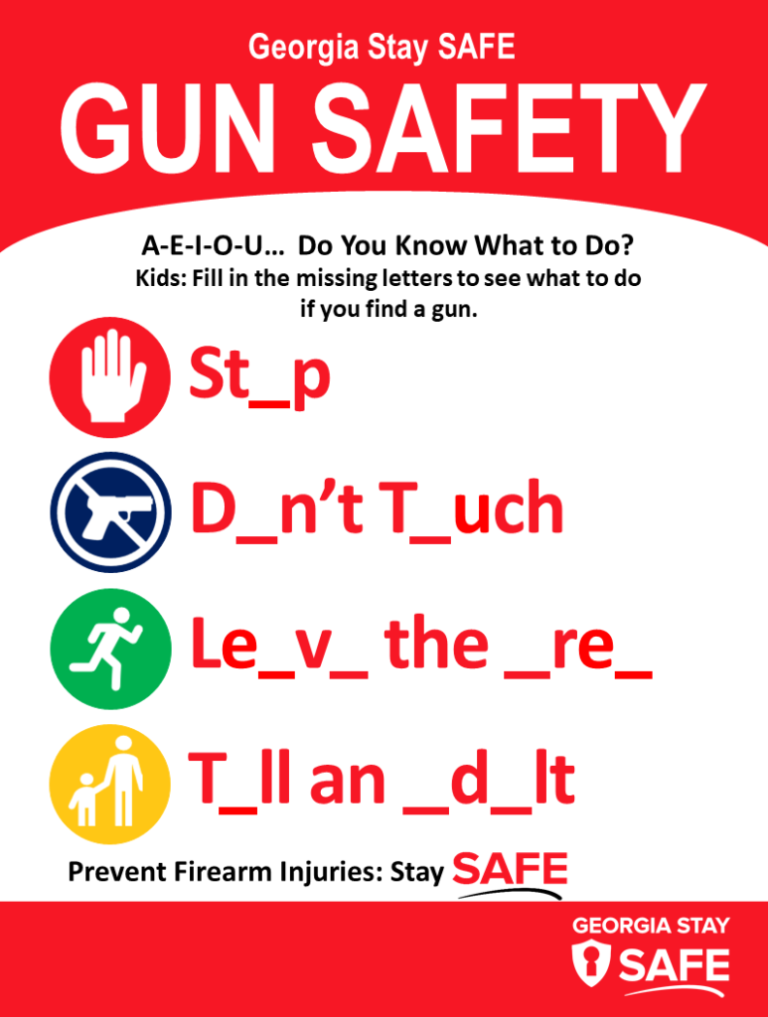 Georgia Stay SAFE Handouts – R5Trauma Education and Outreach Team